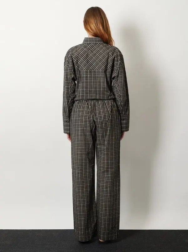 RÓHE Madras Cotton Trousers