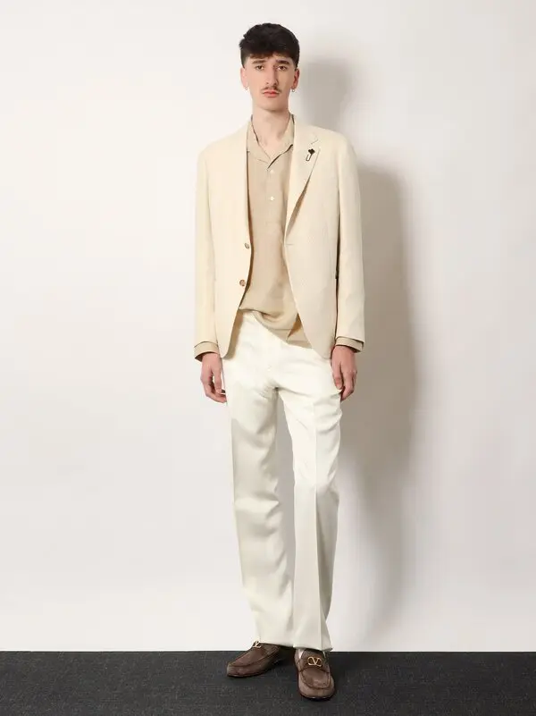 LARDINI Pailan Linen Shirt