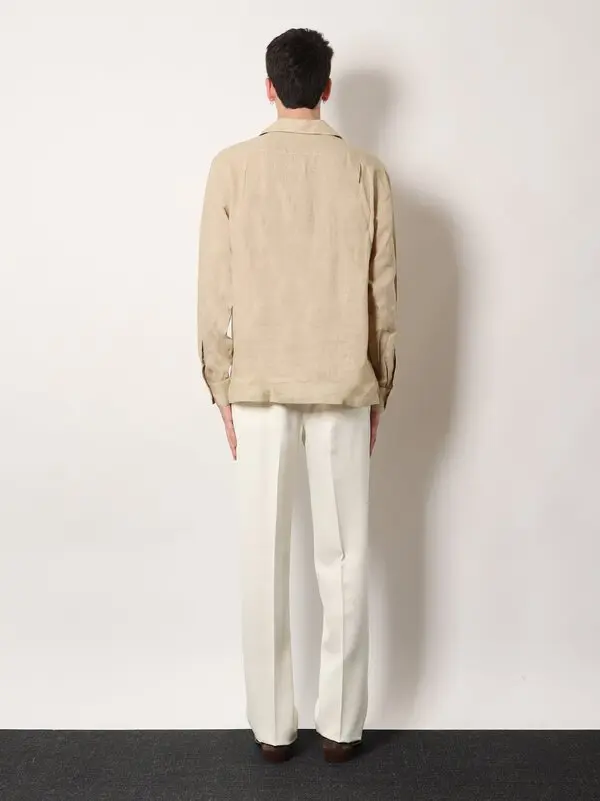 LARDINI Pailan Linen Shirt
