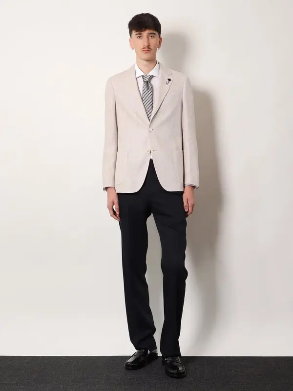 LARDINI Palu Pure Virgin Wool Trousers