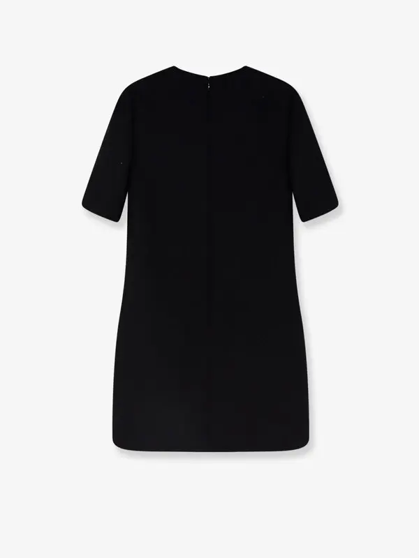 Valentino Garavani Virgin Wool And Silk Mini Dress