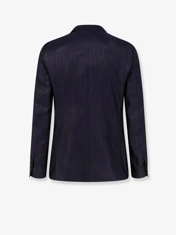 LARDINI Iconic Single-breasted Wool And Cupro Suit
