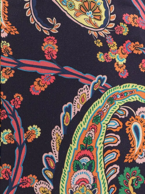 Etro Multicolor Fabric Trousers