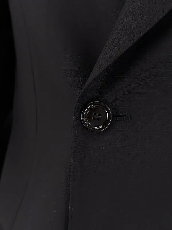 LARDINI Iconic Double-breasted Pure Virgin Wool Suit