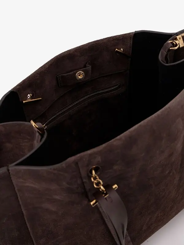 MINOBOSSI Paula Suede Shoulder Bag