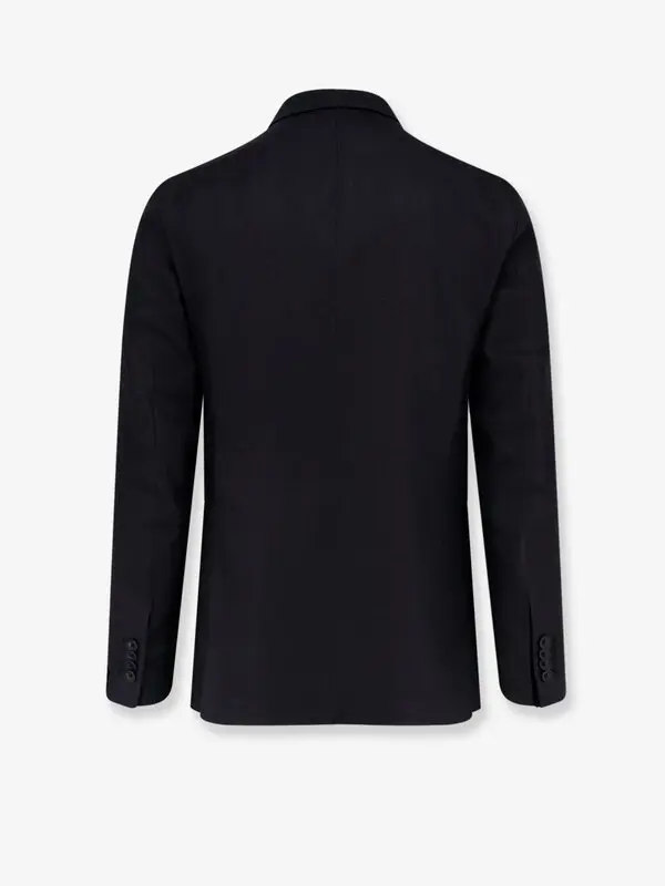 Tagliatore Virgin Wool, Silk And Linen Blazer