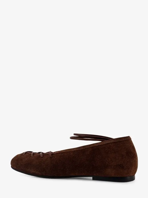 ALOHAS Bumi Suede Ballerinas - Brown