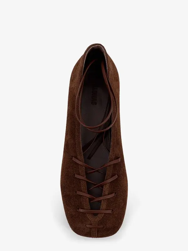 ALOHAS Bumi Suede Ballerinas - Brown