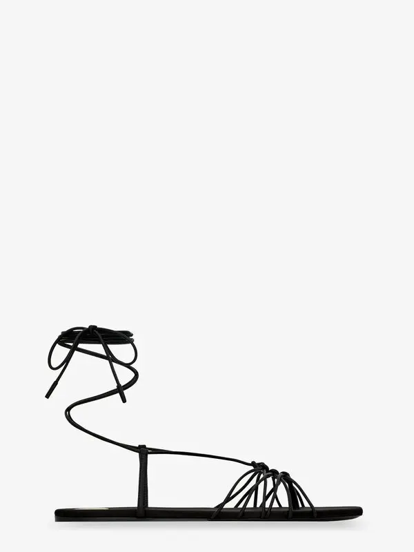 Saint Laurent Babylone Leather Sandals