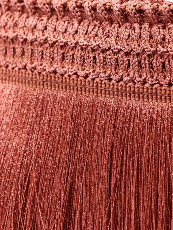 PatBO Mini Skirt With Fringes