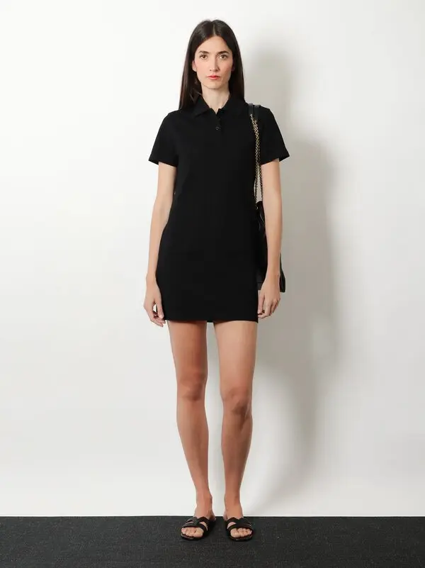 Saint Laurent Cotton Short Dress