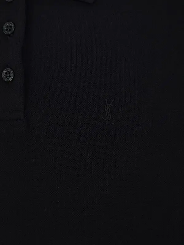 Saint Laurent Cotton Short Dress