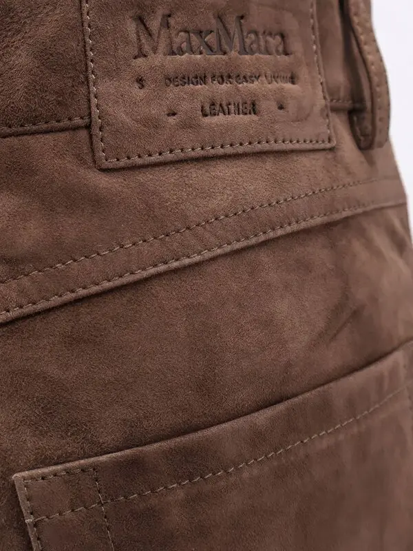 Max Mara Suede Trousers