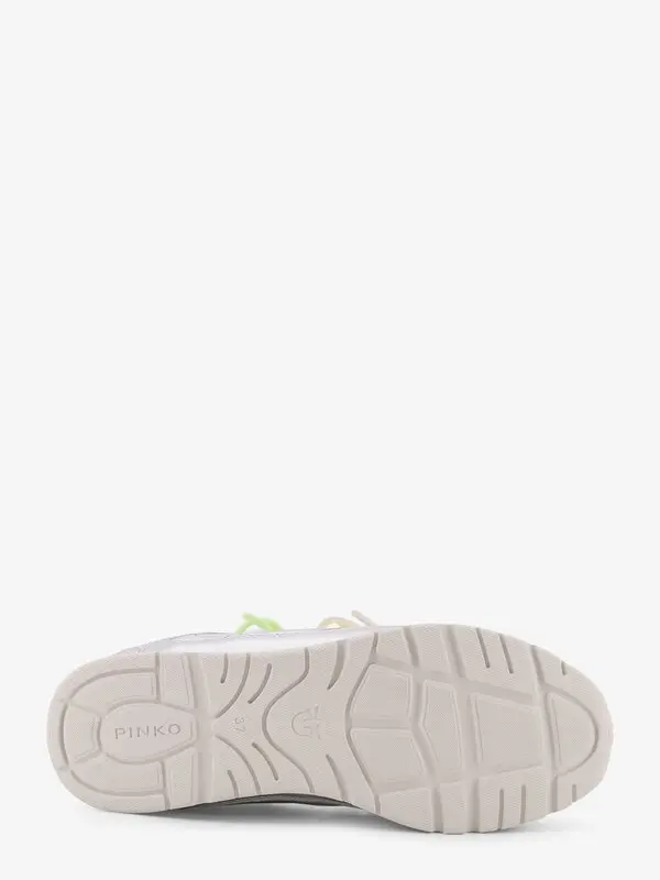 Pinko Yulia Mesh Sneakers With Leather Inserts