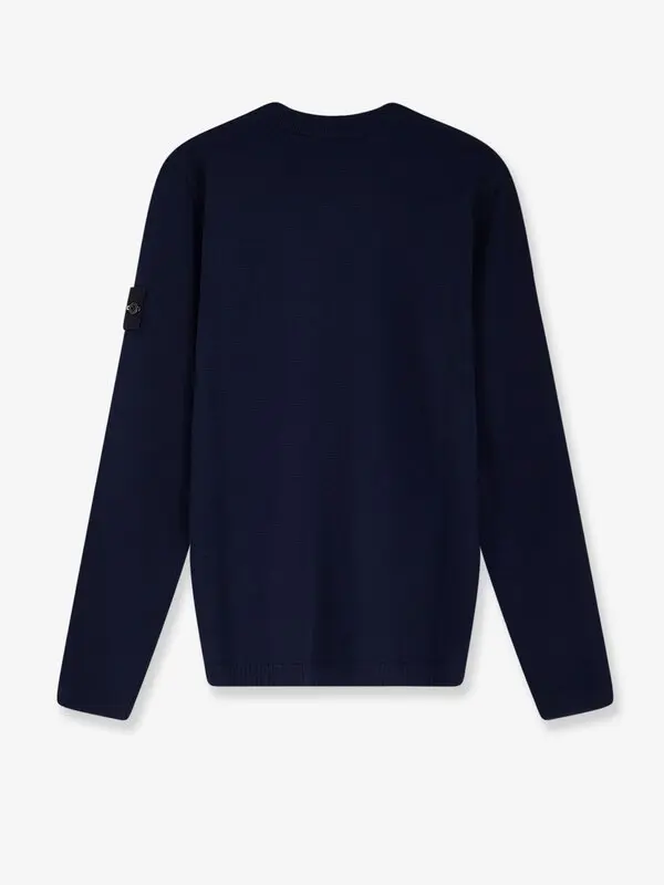 Stone Island Organic Cotton Sweater - Blue