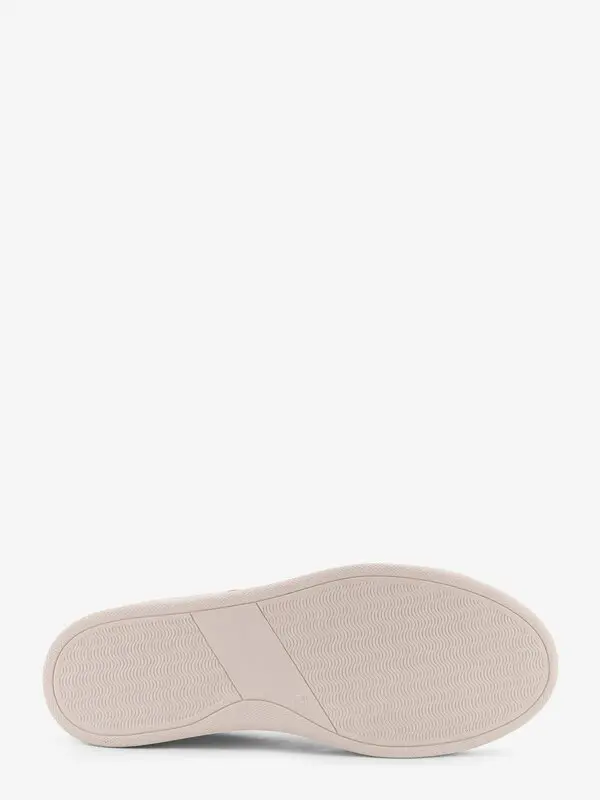 Kiton Leather Sneakers With Iconic Stitching
