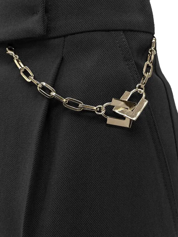 Elisabetta Franchi Stretch Viscose Shorts - Black