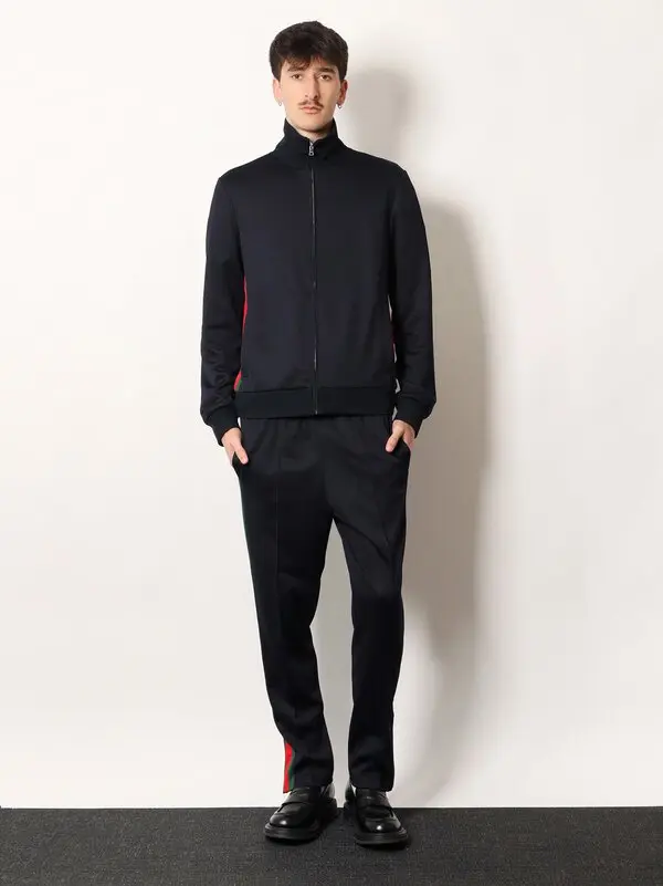 Gucci Jersey Sweatshirt With Lateral Web Band