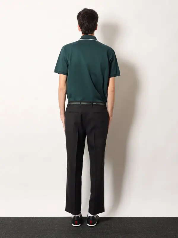 Gucci Wool Trousers With Detail