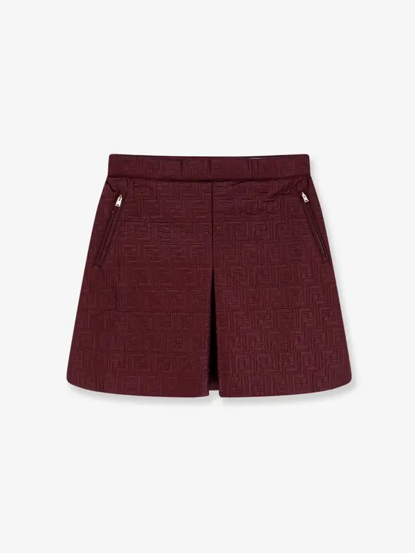 Fendi Quilted Nylon Mini Skirt
