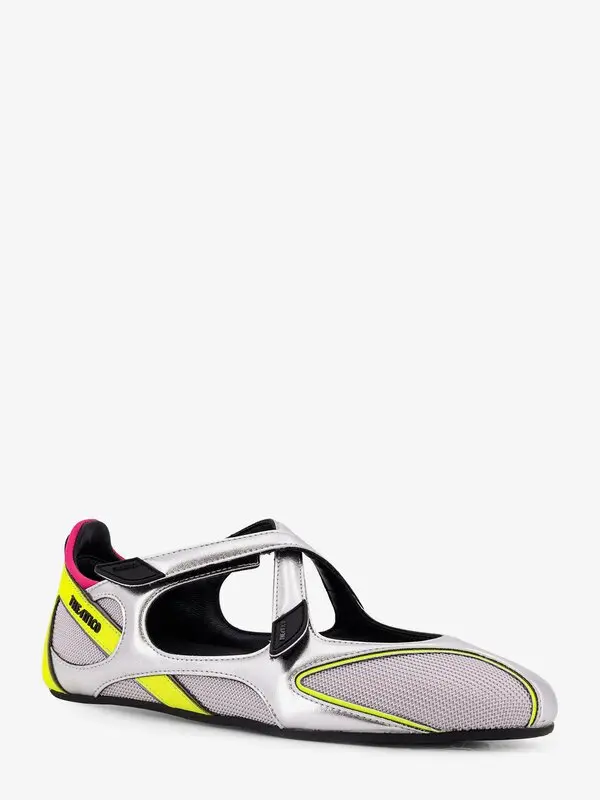 Attico Floor 01 Nylon Ballerinas
