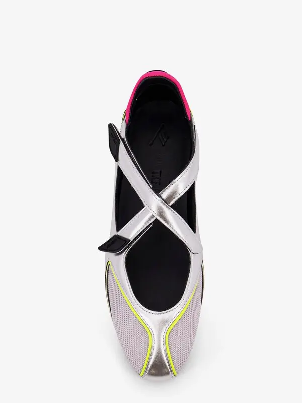 Attico Floor 01 Nylon Ballerinas
