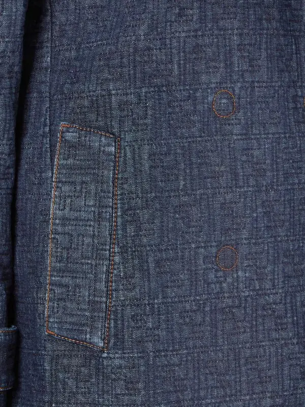 Fendi Ff Padded Denim Caban