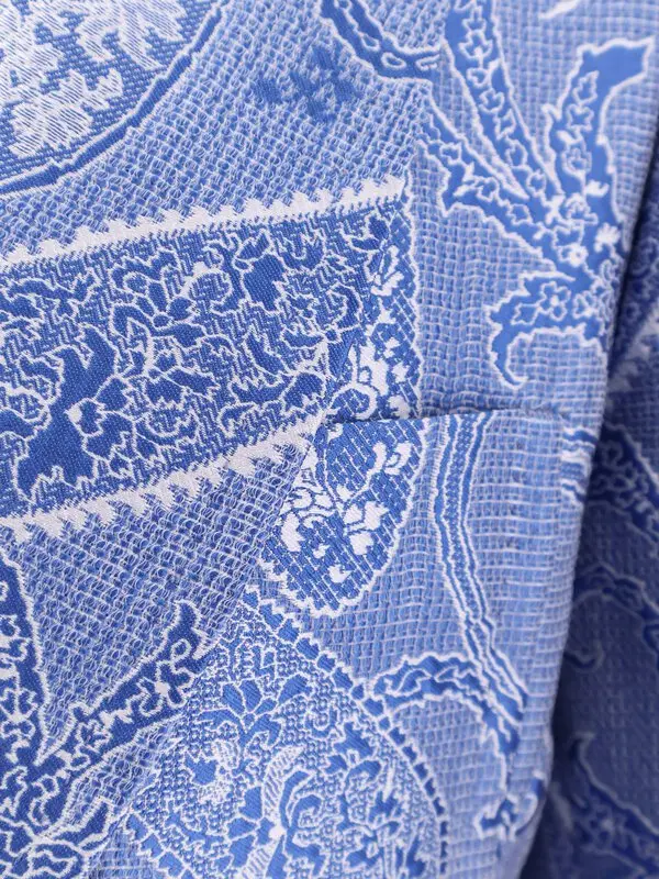 Etro Silk Blend Single-breasted Blazer