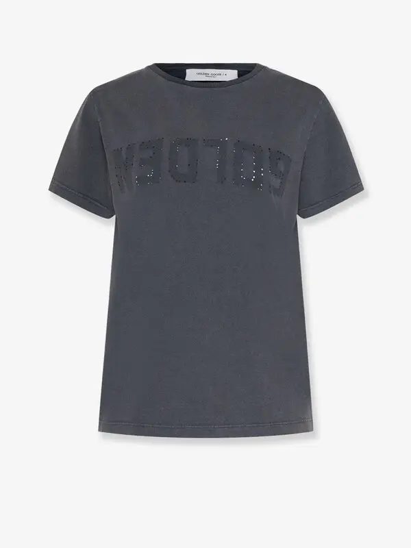 GOLDEN GOOSE Distressed Cotton T-shirt
