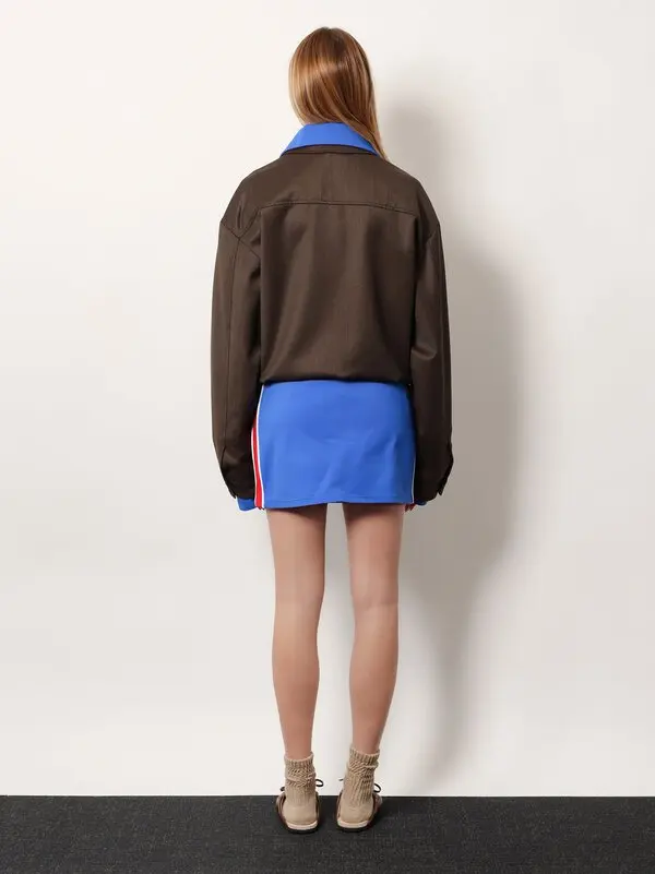 Miu Miu Recycled Material Mini Skirt