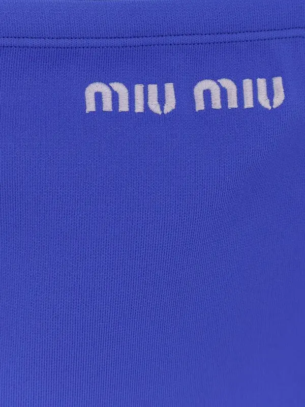 Miu Miu Recycled Material Mini Skirt