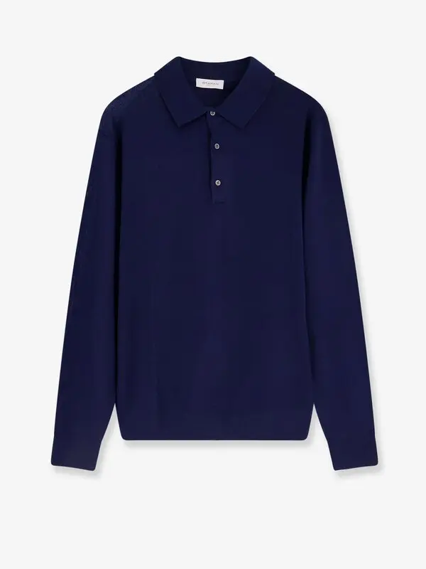 BRAMANI CASHMERE Wool Polo Sweater