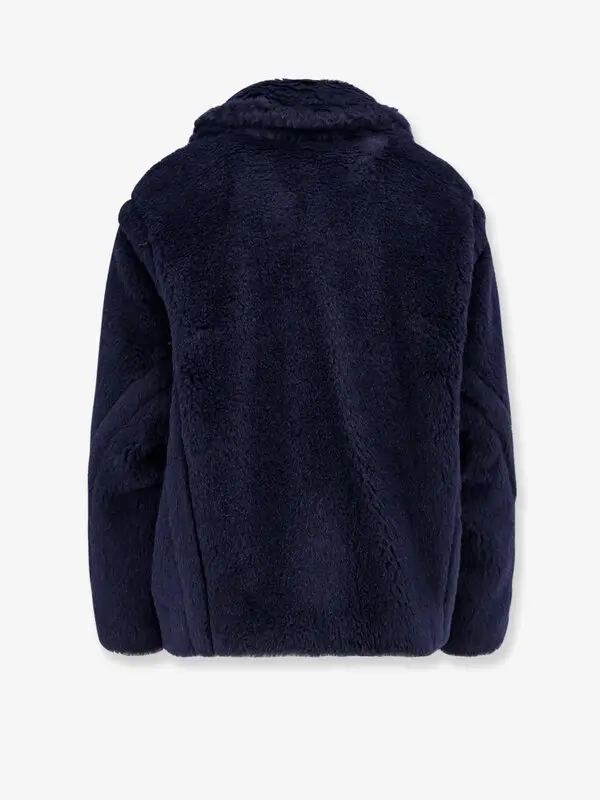Max Mara Mxmfuggito Alpaca And Virgin Wool Fur Jacket