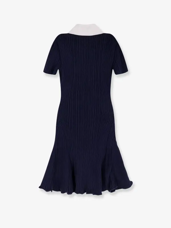 SELF-PORTRAIT Ribbed Mini Dress