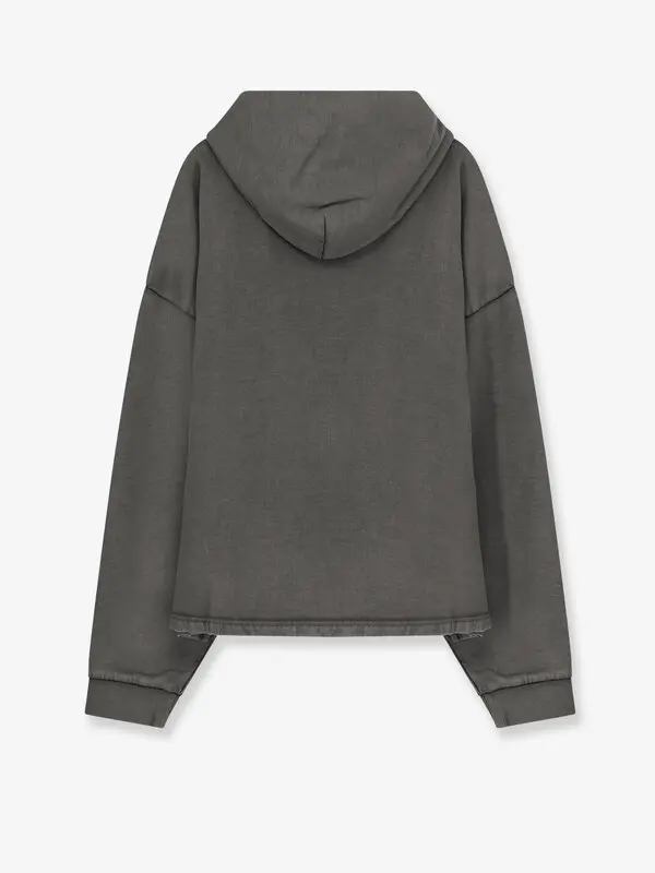REPRESENT Embellished Hoodie Cotton Sweatshirt