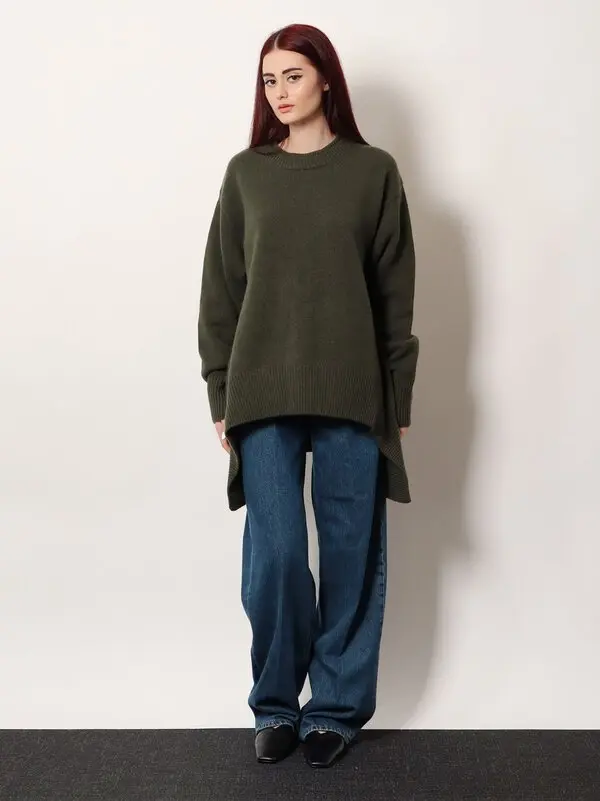R2W Nicolas Wool And Cashmere Sweater - Green