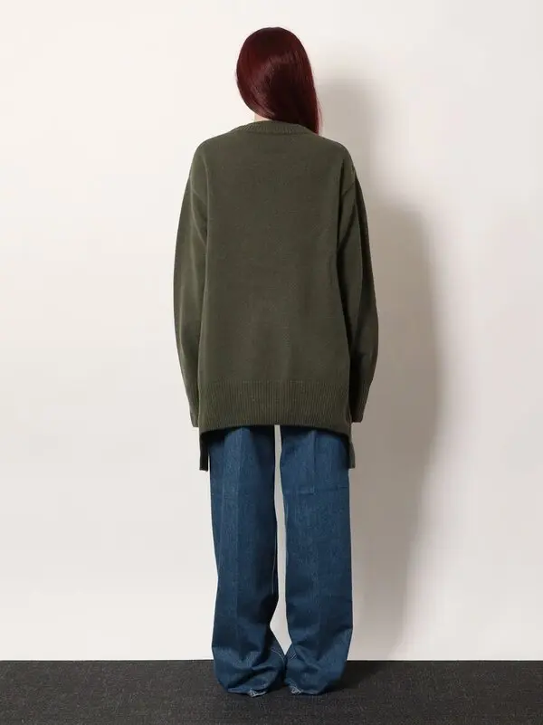 R2W Nicolas Wool And Cashmere Sweater - Green