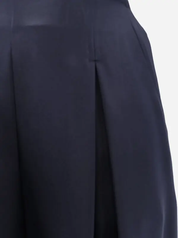 Max Mara Palude Satin Wide-leg Trousers - Blue
