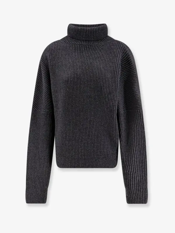 R2W Wool And Cashmere Ribbed Turtleneck