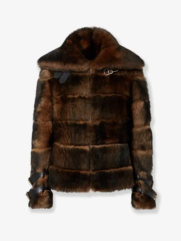 Fendi Backed Sheepskin And Nappa Jacket