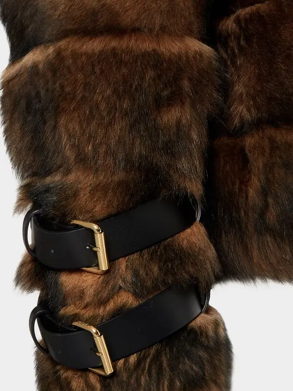 Fendi Backed Sheepskin And Nappa Jacket