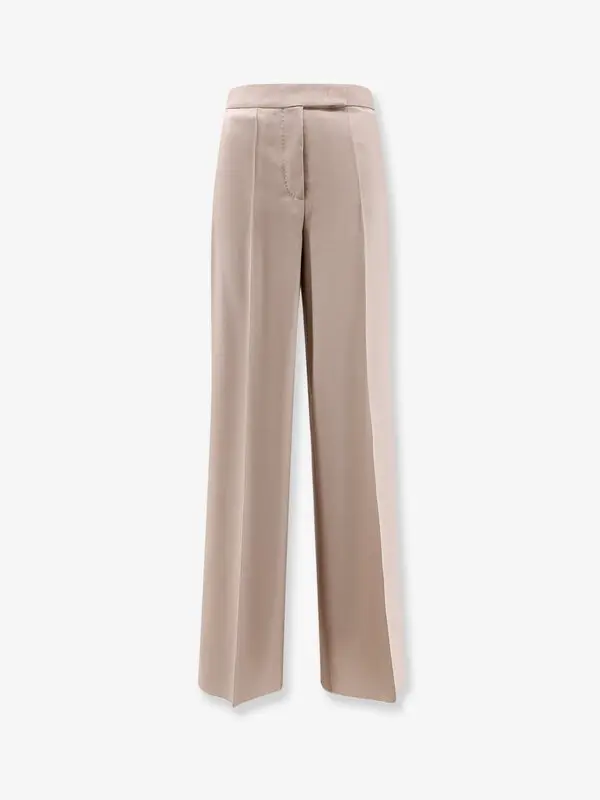 Max Mara Mxmgirone Virgin Wool, Mohair And Silk Trousers