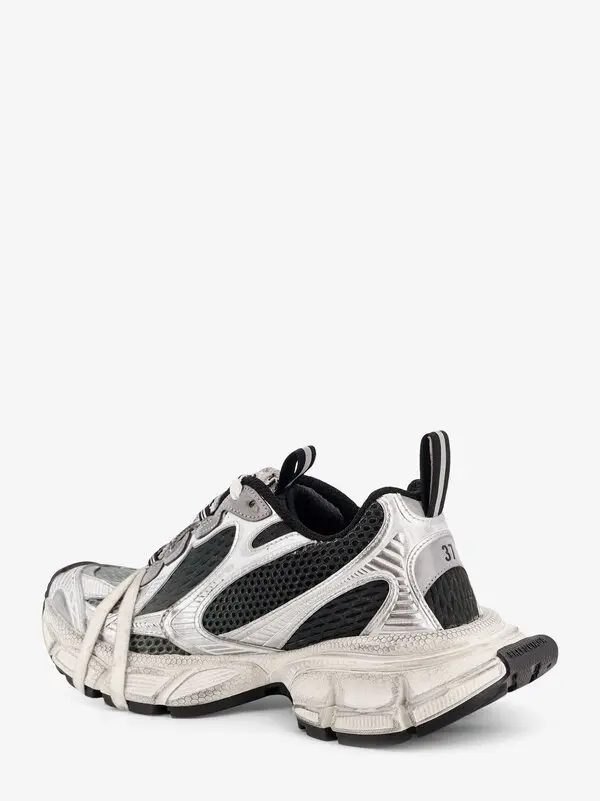 Balenciaga 3xl Gradient Mesh Sneakers With Used Effect - Grey