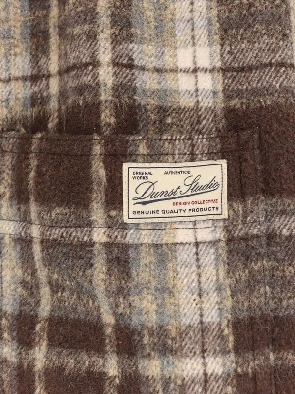 DUNST Madras Pattern Flannel Jacket