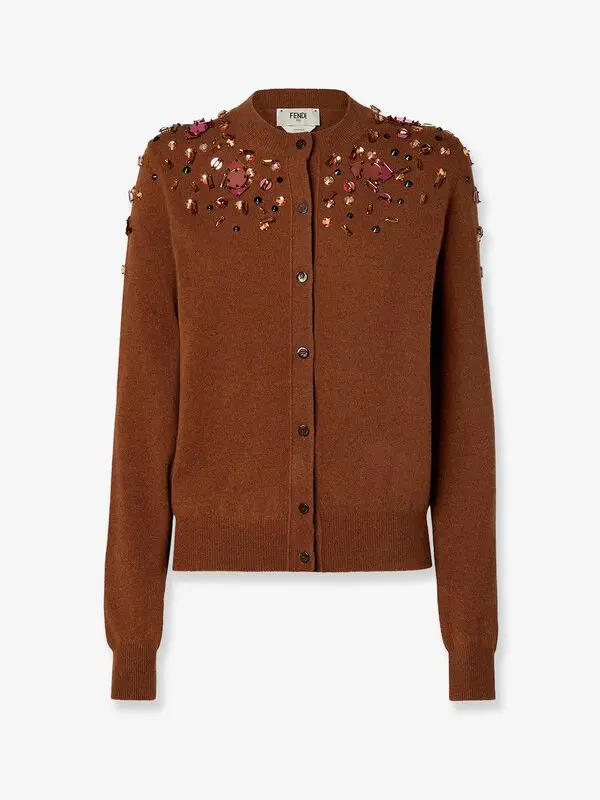 Fendi Wool And Cashmere Cardigan