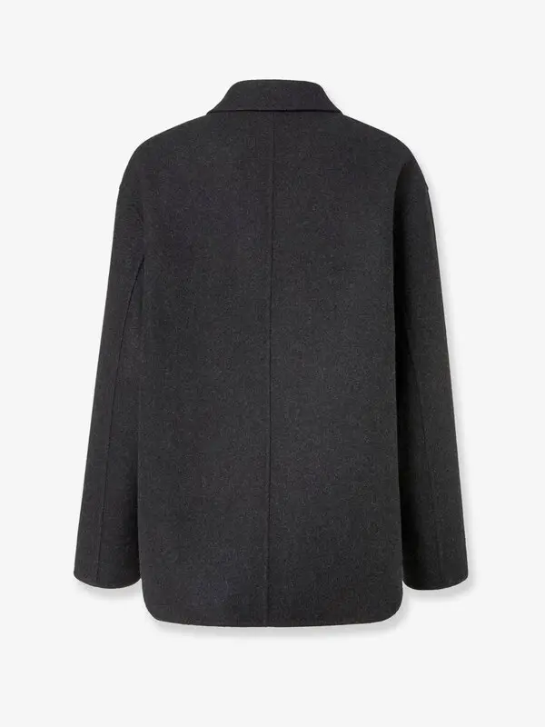Fendi Double-breasted Wool Felt Peacoat