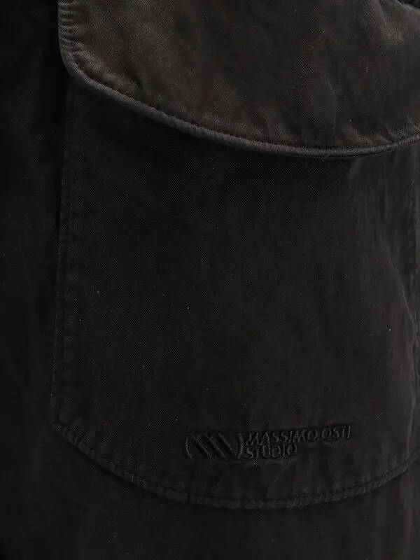 MASSIMO OSTI STUDIO Gabardine Trousers