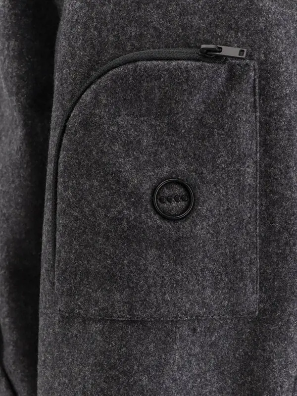 HEVO Grottaverde Virgin Wool Blend Coat