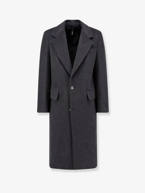 HEVO Cashmere Coat With Satin Lining