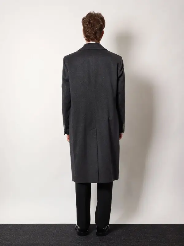 HEVO Cashmere Coat With Satin Lining